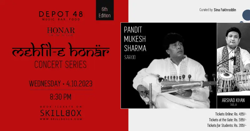 Honar Productions and Depot48 present Mehfil-e Honär - Music Events ...