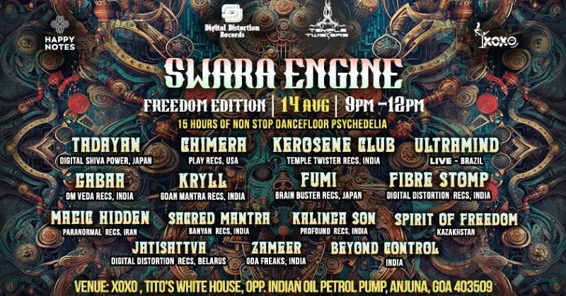 Swara Engine || Freedom Edition || 14th August | tickets