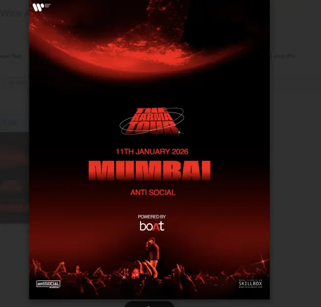The Karma Tour || Mumbai | tickets