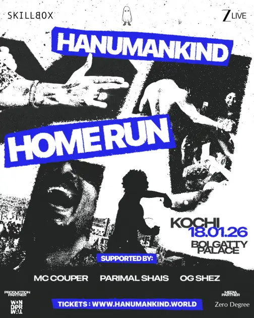 Hanumankind Home Run | Kochi - Music Concerts | Event tickets Kochi