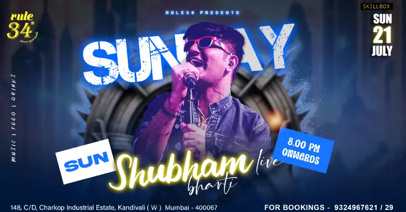 Shubham Bharti Live at Rule 34 Shubham Bharti Live at Rule 34