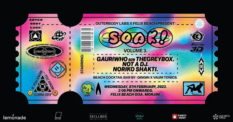 Outerbody Labs x Felix Beach Presents SOAK! Volume 3 - Music Events ...