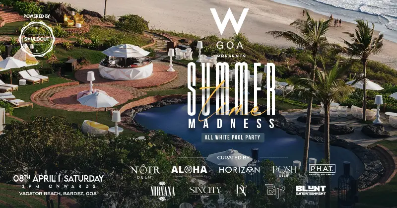 Goa Invasion Presents : White Pool Party at W Hotel, Goa - Music Events ...