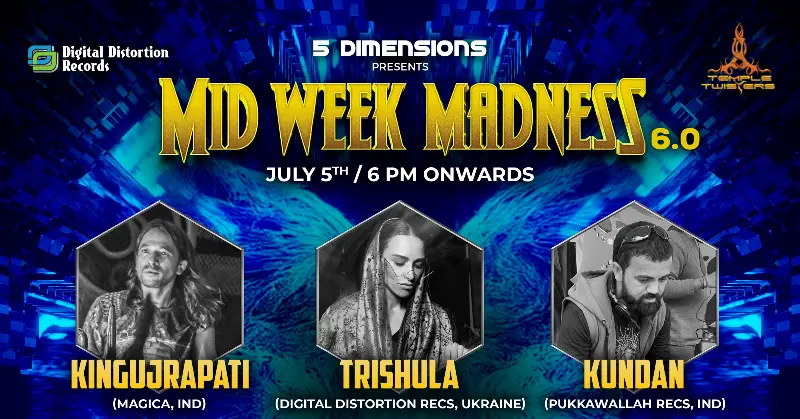 5 Dimensions Presents Mid Week Madness 6.0 | tickets