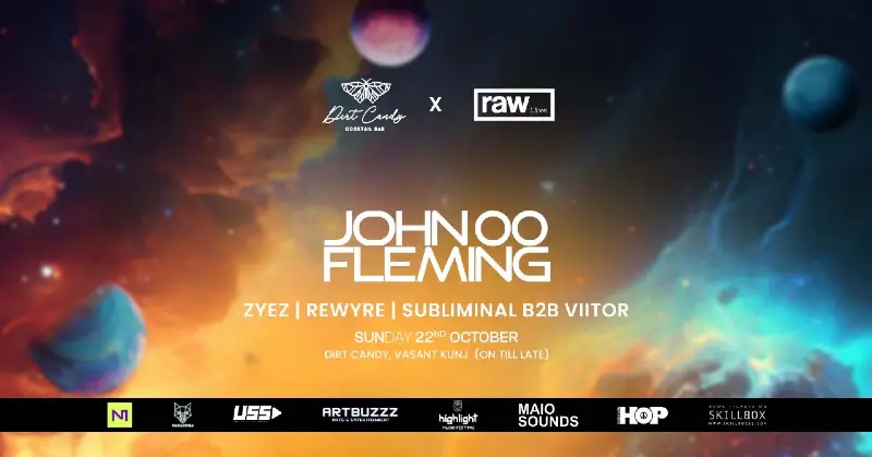 Dirt Candy x Rawlive Presents John oo | Fleming - Music Events | Event ...
