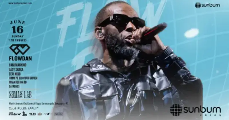 Flowdan at Sunburn Union - Music Events | Event tickets Bangalore