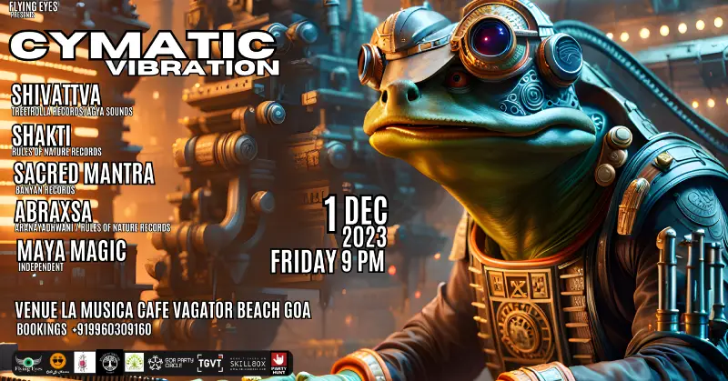 cymatic vibration - Music Events | Event tickets Goa