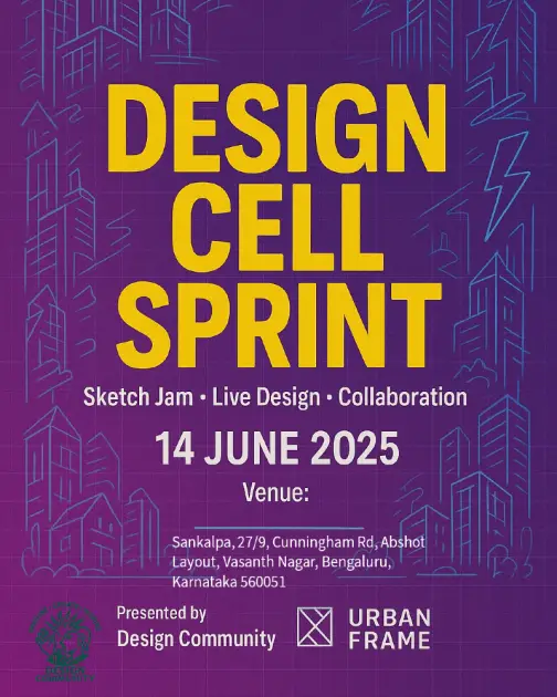 DESIGN CELL - Talk/Lectures/Discussions | Event tickets Bangalore