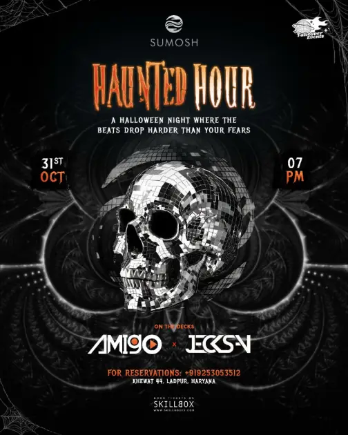 🕷️ Haunted Hour 💀 - Club Gigs - Music | Event tickets Sonipat