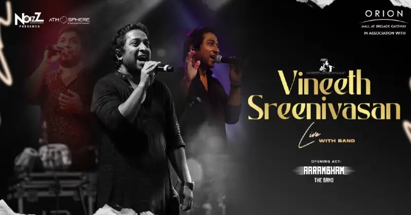 Vineeth Sreenivasan Live in Concert - Kochi
