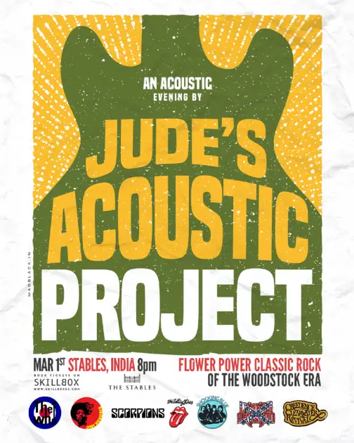 Jude’s Acoustic Project : Tribute to the Flower Power Classic Rock Of ...
