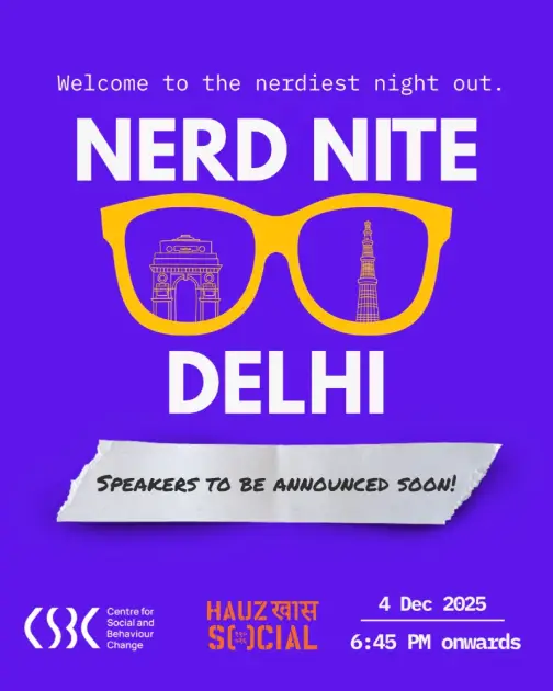 Nerd Nite Delhi | 4 Dec 2025 - Talk/Lectures/Discussions | Event ...
