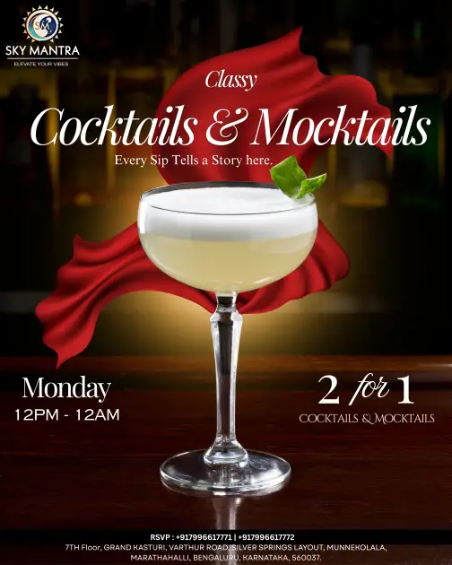 Classy Cocktails & Mocktails | 14th July